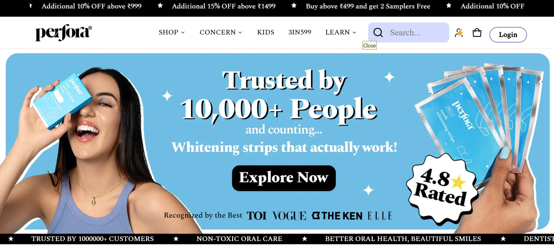 Putting Brand Website to Work – Perfora - Oral Care Solutions