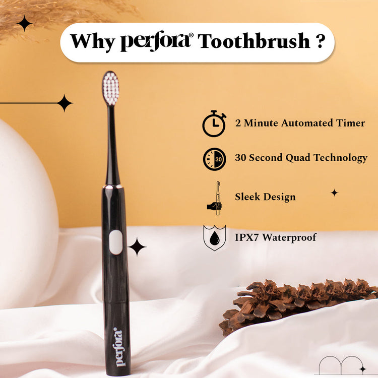 Perfora Electric Toothbrush | Softest Toothbrush | 2 Minute Timer ...
