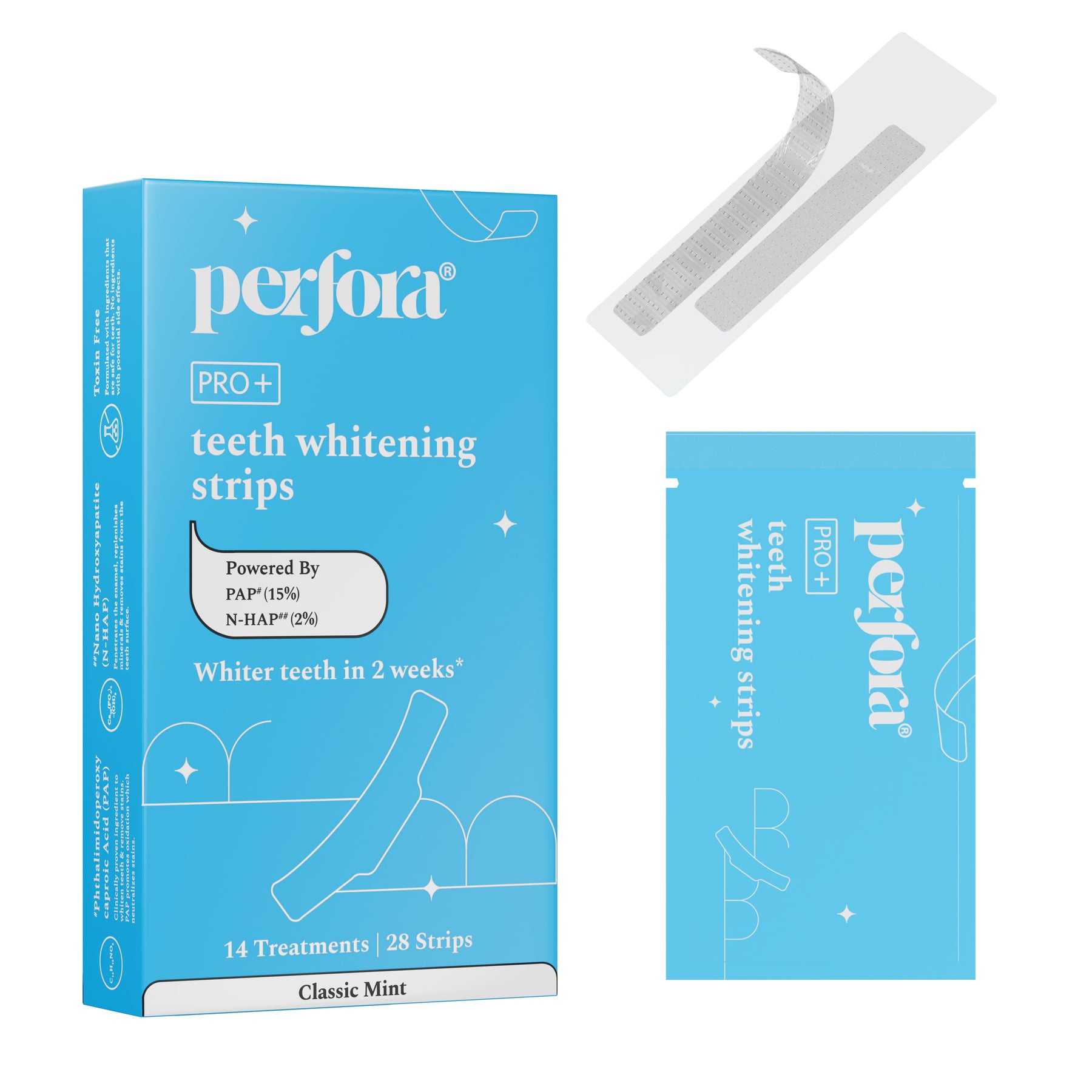 Teeth Whitening Strips – PAP-HAP+ for a Whiter Smile in 14 Days ...